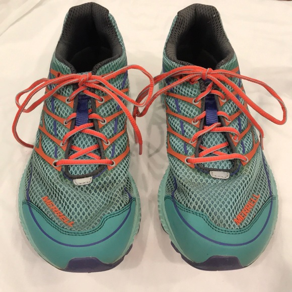 Merrell | Shoes | Merrell Sneaker Eggshell Blueaqua Eucsfh | Poshmark